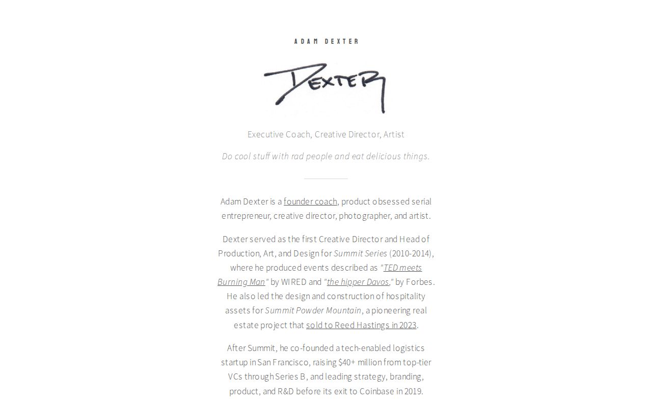 Adam Dexter - Product Leader and Coach